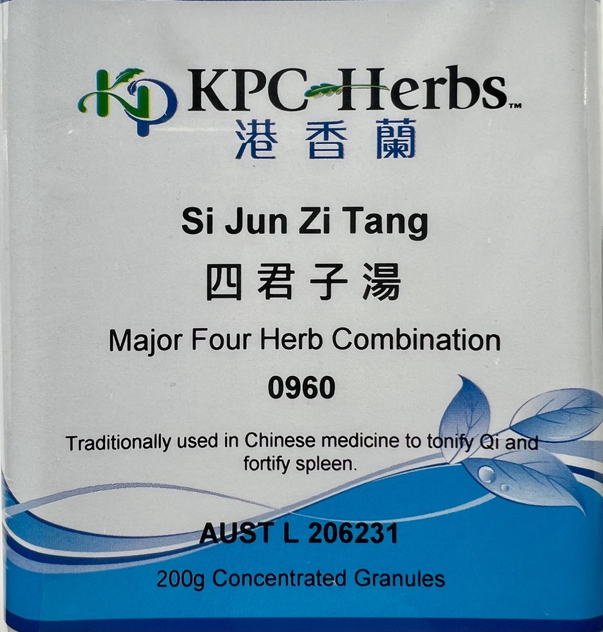KPC Granulated Formula - SI JUN ZI TANG 四君子湯 / Major Four Herb Combination (K0960) - Equilibrium TCM