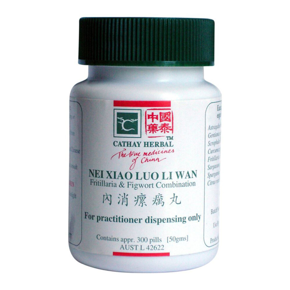 Cathay Herbal Fritillaria & Figwort Combination (Nei Xiao Luo Li Wan ...
